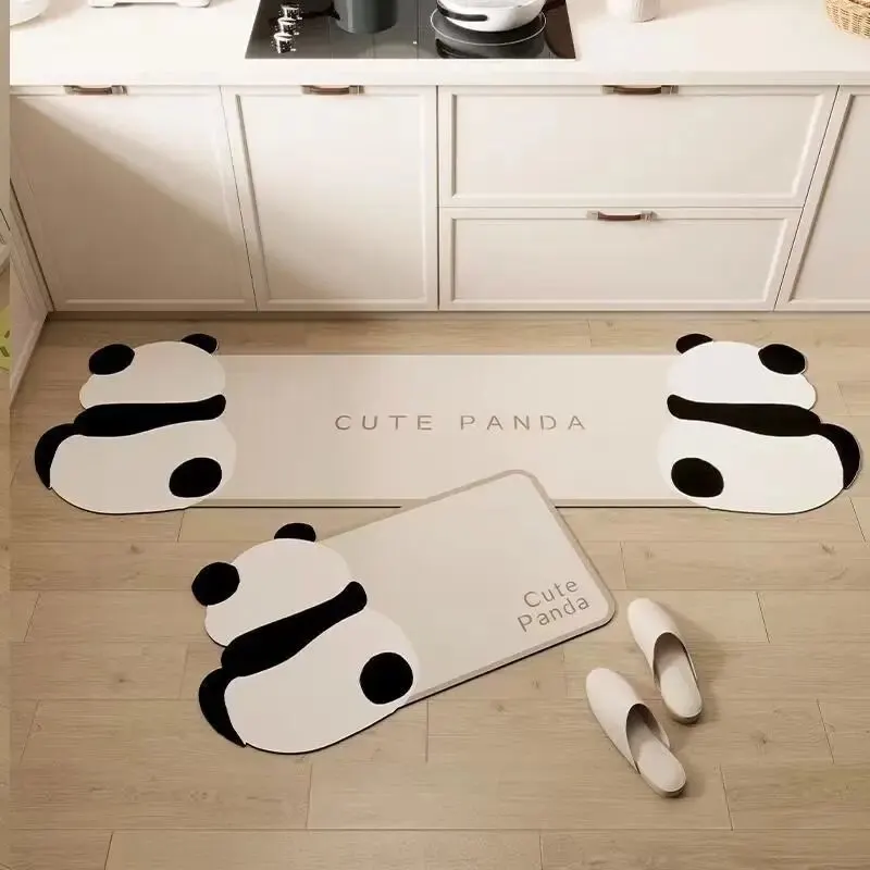 Cartoon-Cute-Panda-Kitchen-Diatom-Mud-Floor-Mats-Absorb-Water ...