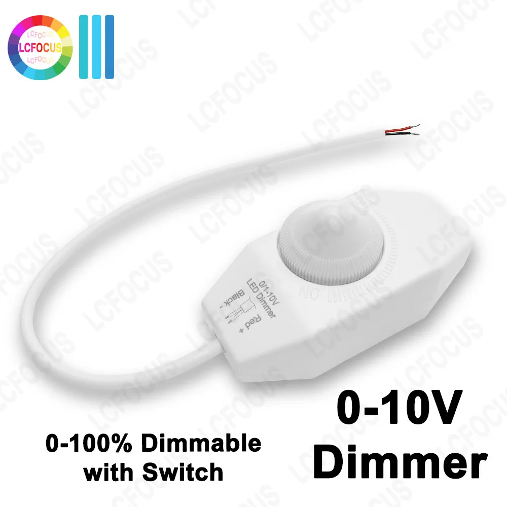 0-10V Dimmer With Switch PWM Dimmable For 1W 3W 5W 10W 20W 30W 50W 100W ...