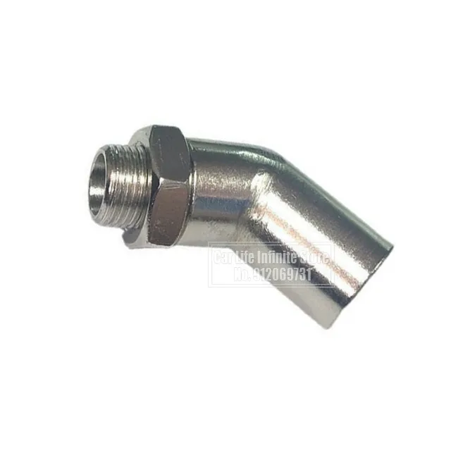 M18 x 1.5 Bung Adapter Connector Kit Exhaust 45 Degree Lambda O2 Oxygen ...