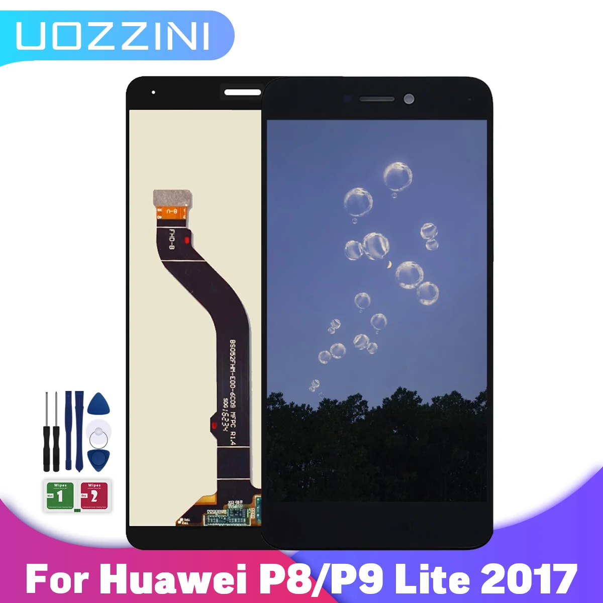 5.2" 100% Tested For Huawei P8 Lite 2017 PRA LA1 PRA LX1 LCD Display ...