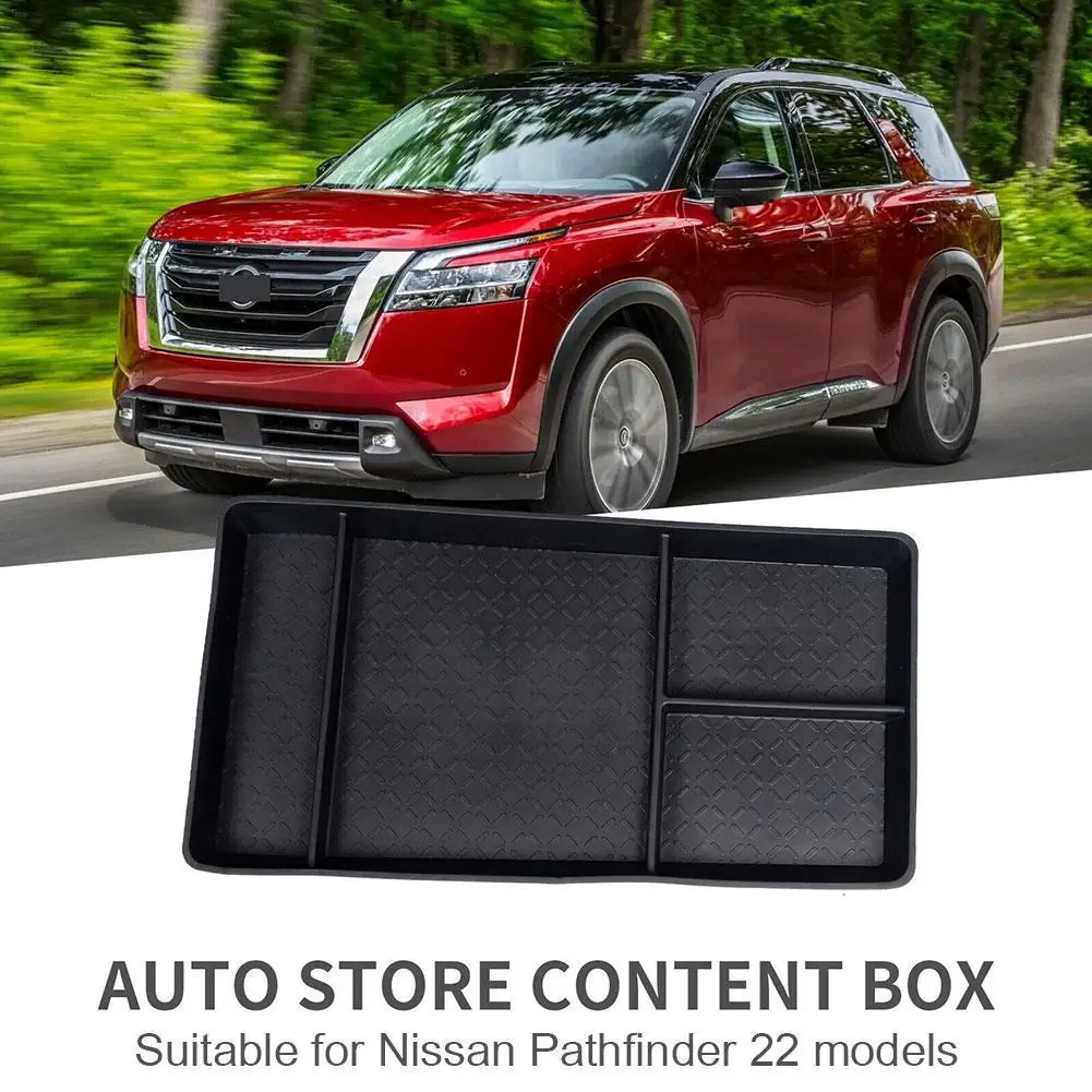Car Center Console Box for Nissan Pathfinder 2023 2024 Central Storage ...