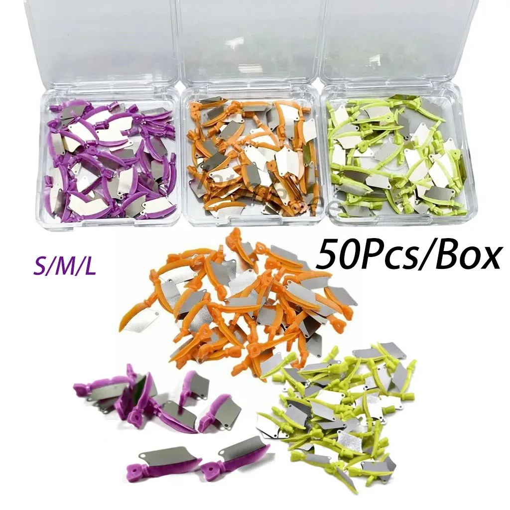 50pcs-Dental-Prime-Teeth-Interproximal-Plastic-Fender-Wedge-With ...