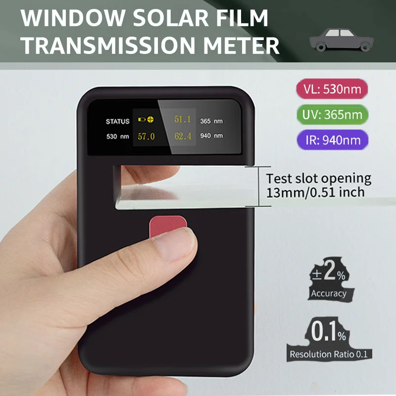 VL-UV-IR-Transmittance-Tester-Portable-Solar-Film-Optical-Glasses ...