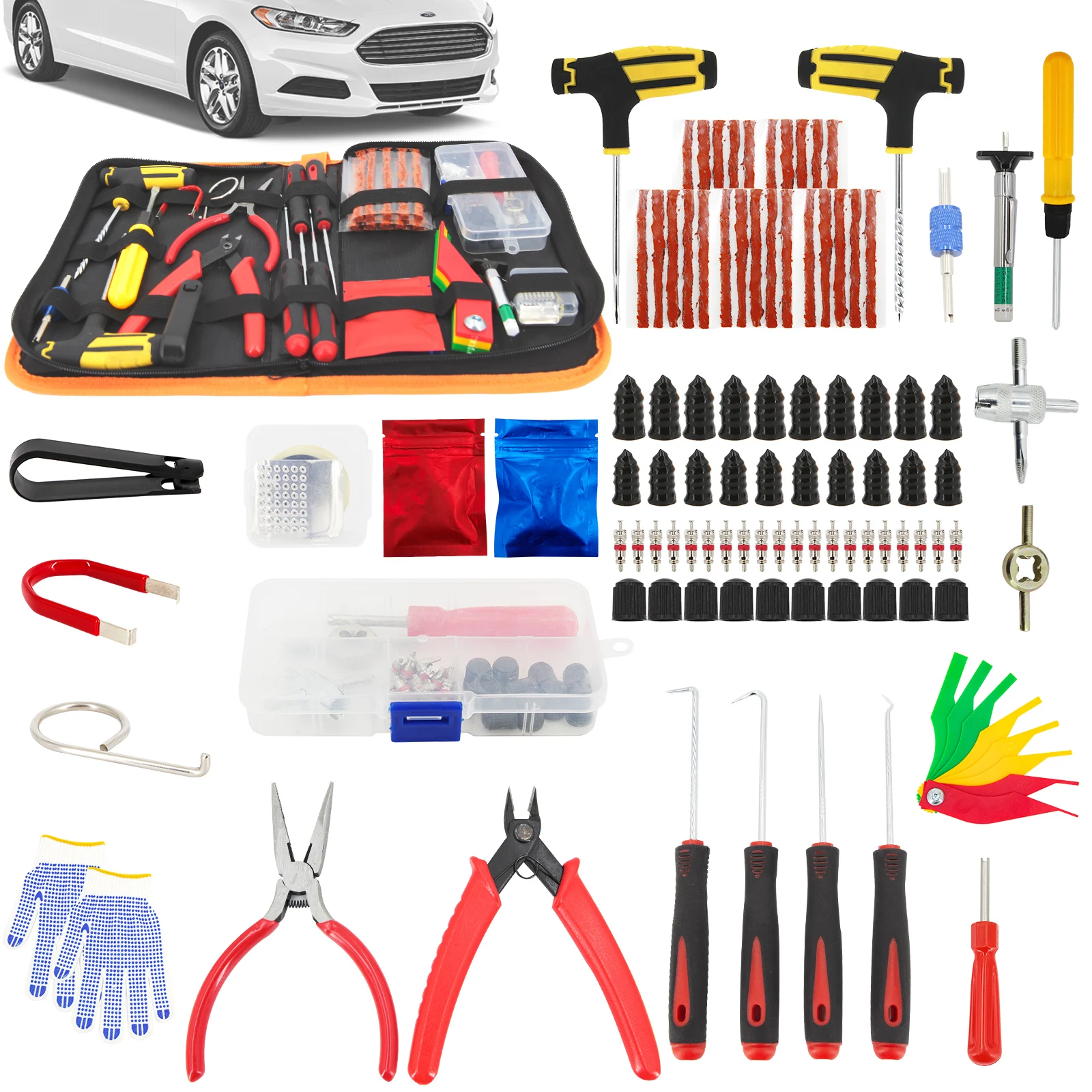 Universal-Car-Tire-Repair-Kit-Fix-Punctures-and-Plug-Flats-Patch-Kit ...