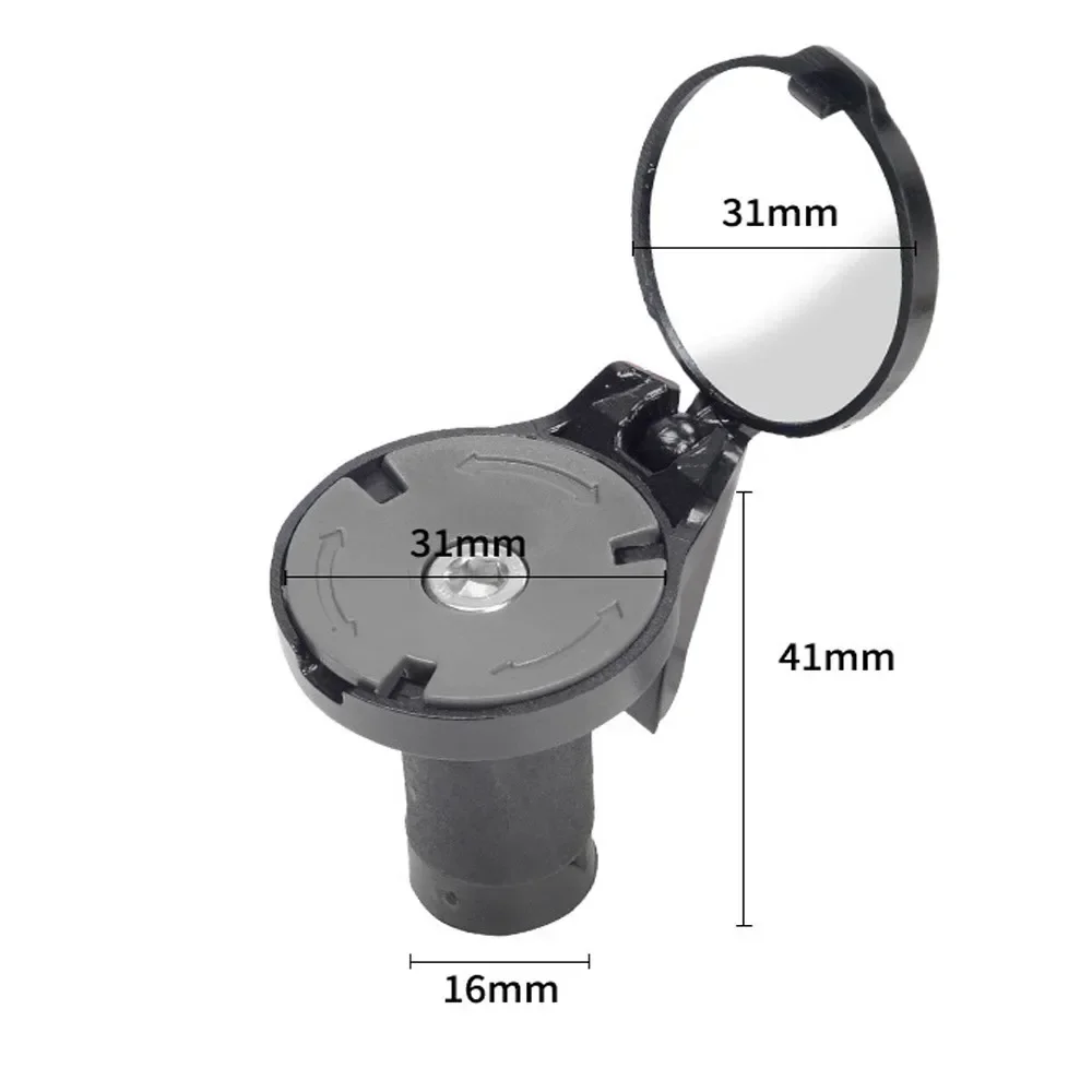 Practical-Road-Bike-Cycling-Handlebar-Plug-Rear-View-Mirror-Bicycle ...