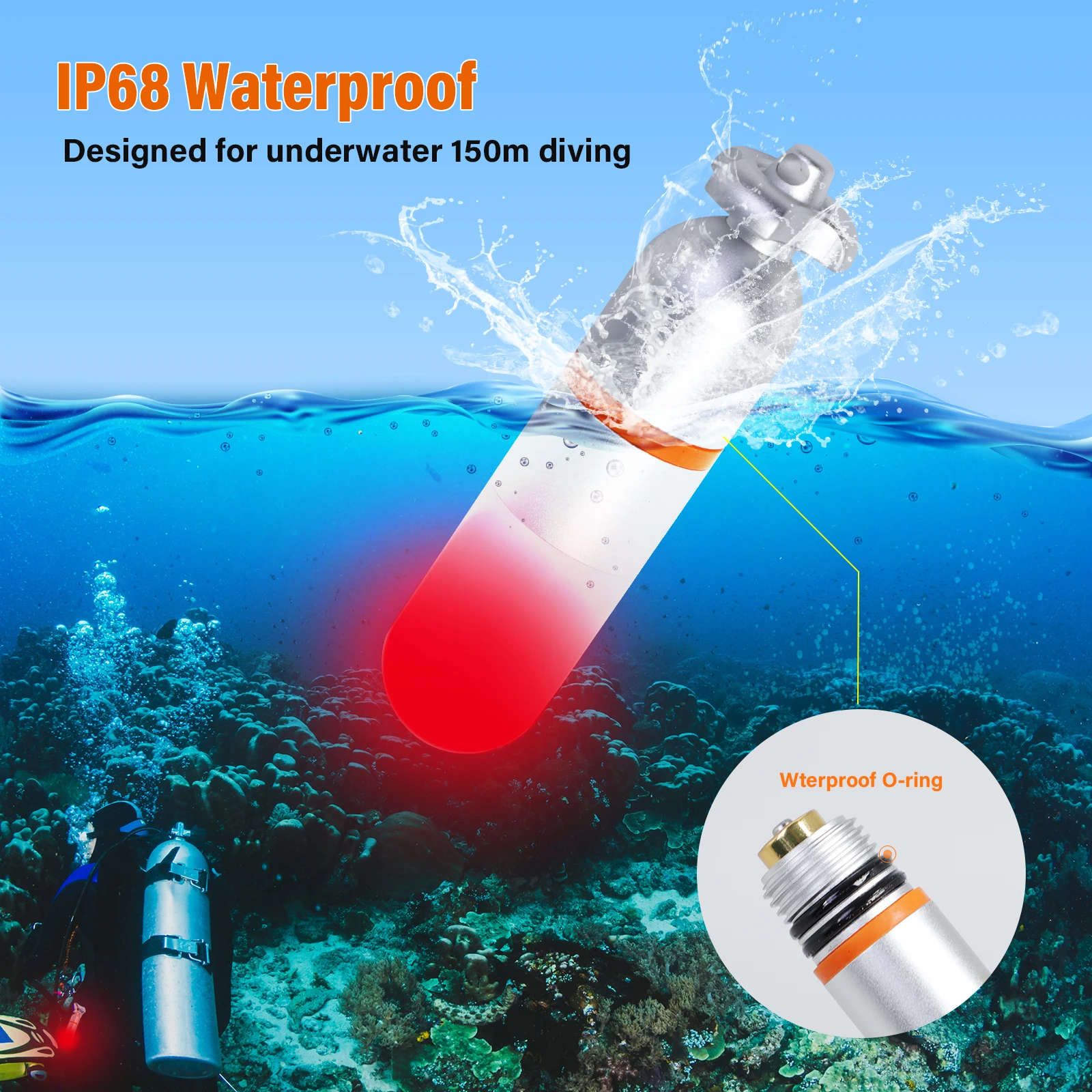 ORCATORCH-SD01-PRO-Powerful-Dive-Beacon-Underwater-Lantern-Scuba-Diving ...