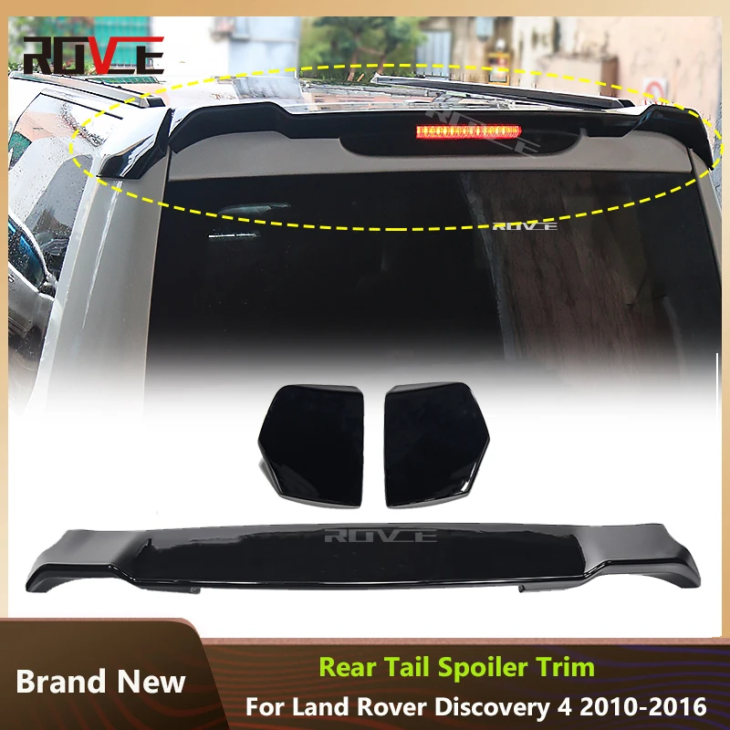 ROVCE-Car-Rear-Roof-Spoiler-Trim-For-Land-Rover-Discovery-4-2010-2016 ...