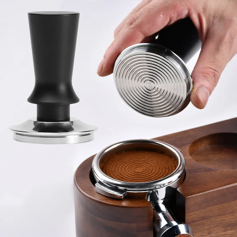 Stainless-Steel-Espresso-Tamper-with-Calibrated-Spring-Loaded-Coffee ...