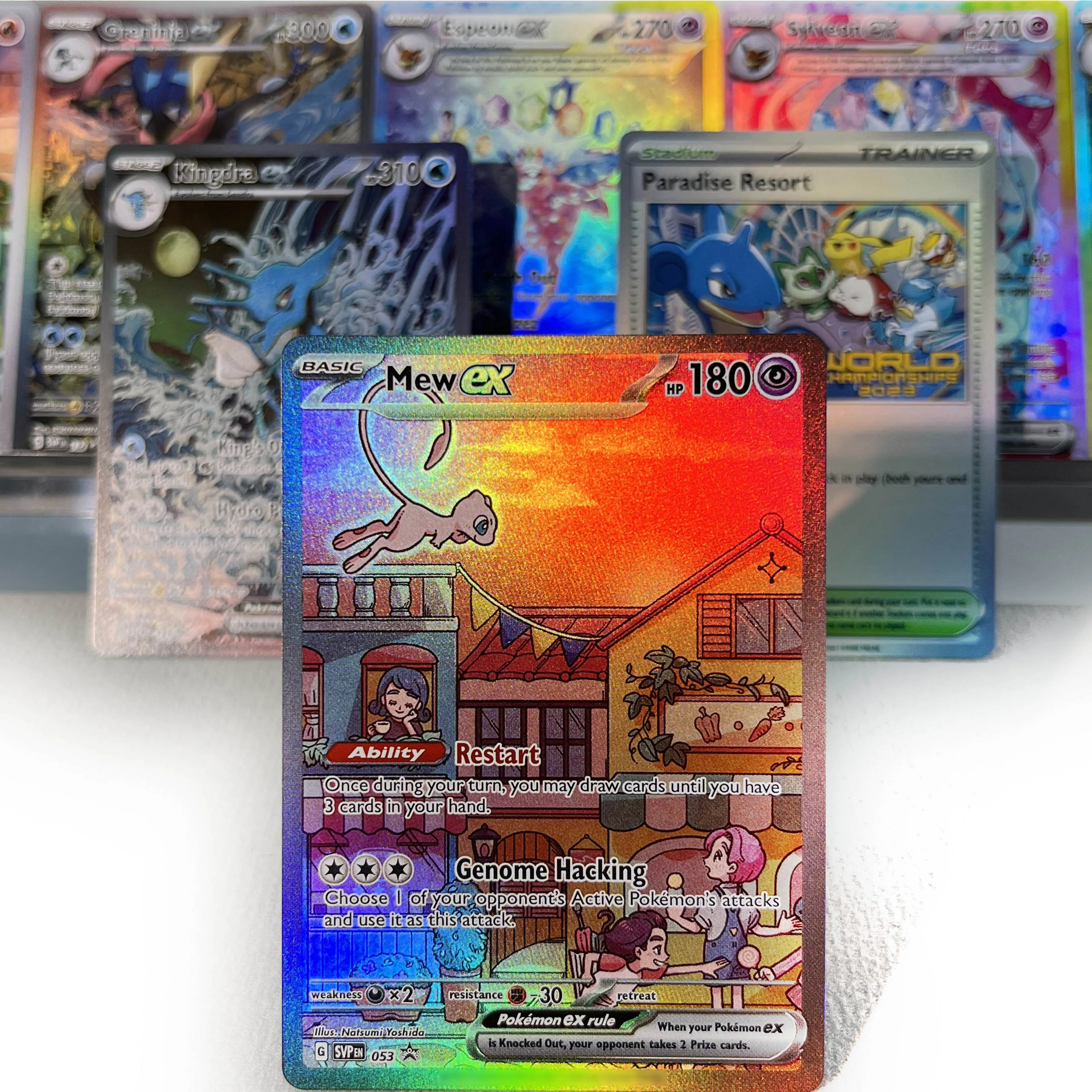 Scarlet & Violet Promos PKM Cards PTCG5-B Rainbow Charmander Paradise ...