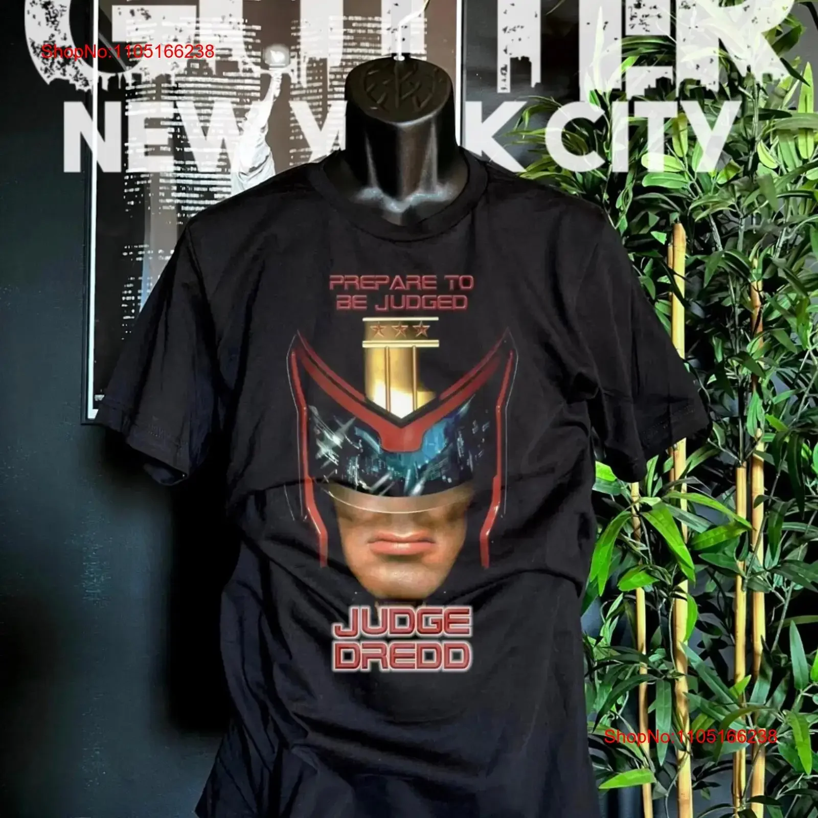 Judge Dredd T shirt Bella Canvas vintage Washed Breathable Soft Casual ...