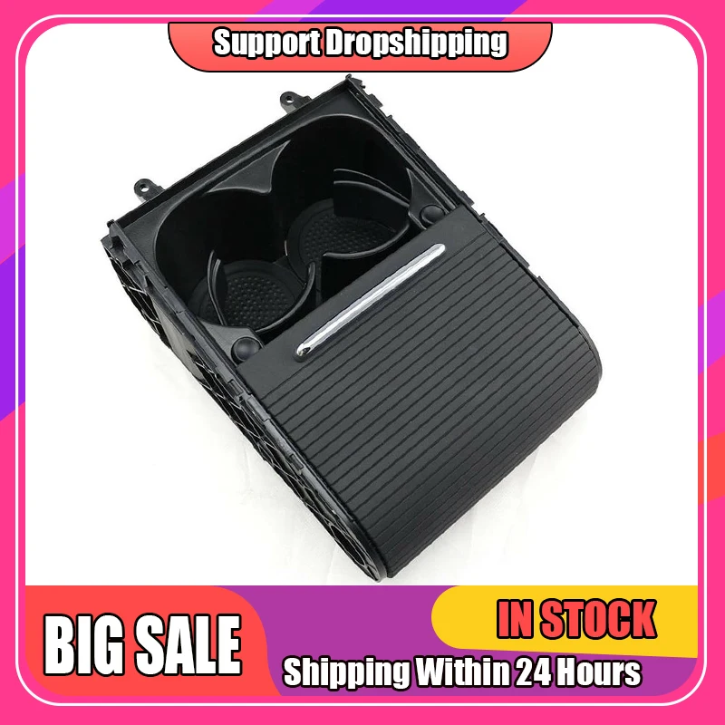 Car Center Console Cup Holder Venetian Blind Armrest Box Drink Front ...