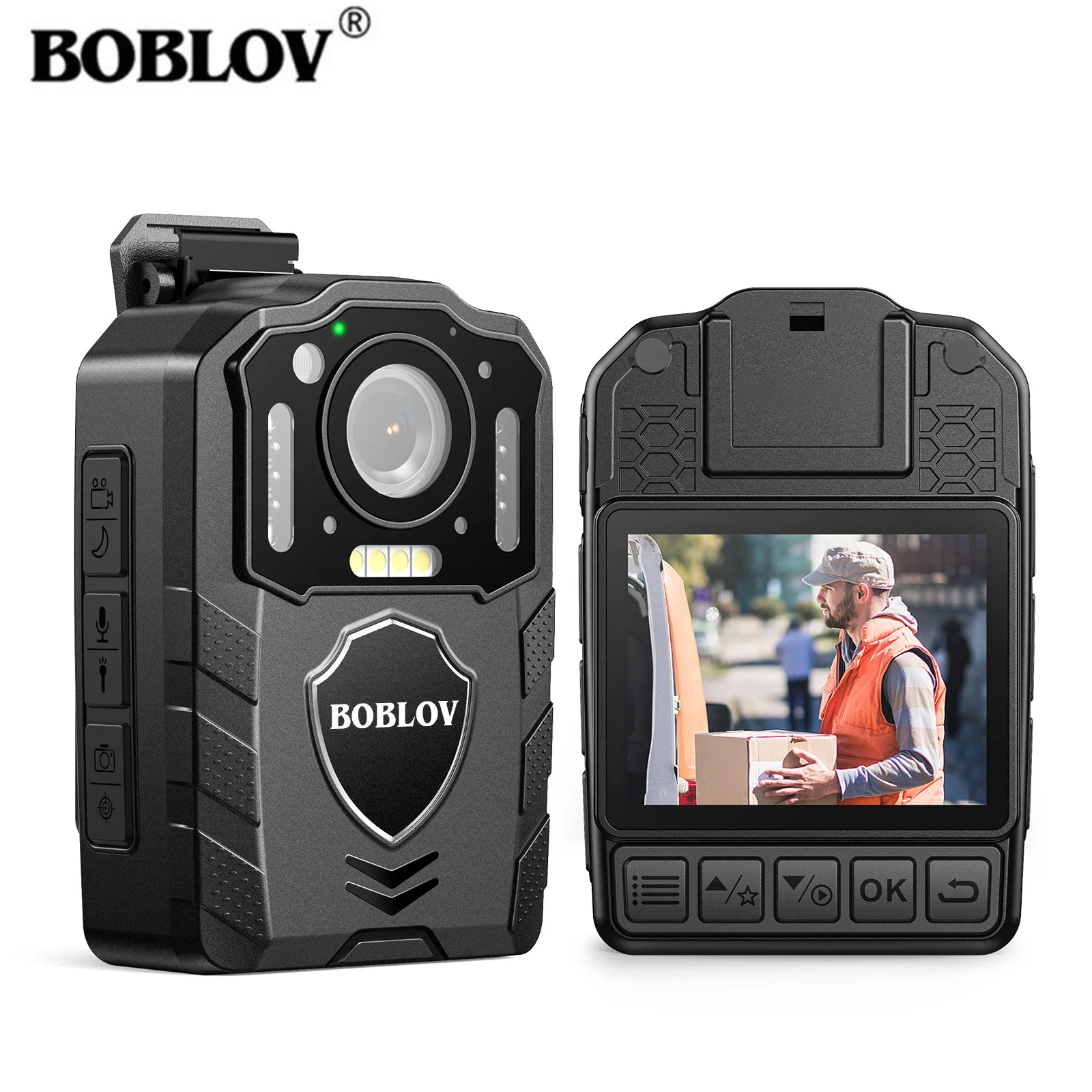 BOBLOV-KJ25-1080p-Body-Camera-3000mAh-Support-13H-Recording-Night ...