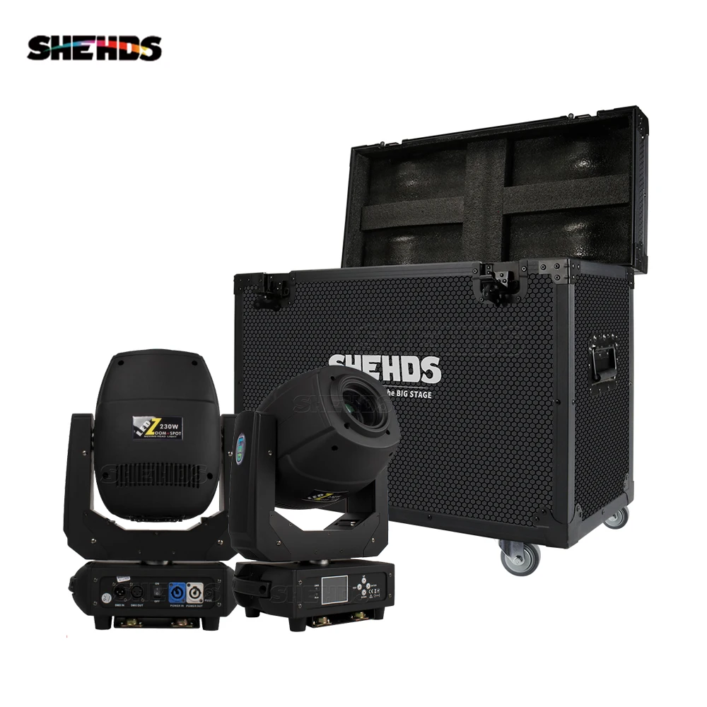 Flight-Case-With-2pcs-Spot-230W-LED-Wash-Moving-Head-Beam-Light-Led-DMX ...