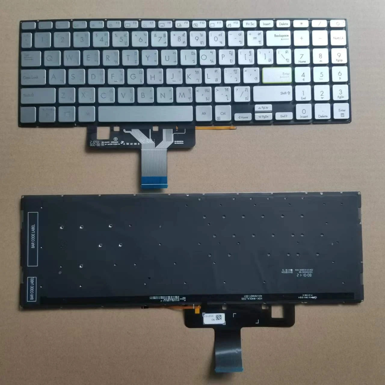 New Thai Keyboard For Asus VivoBook S533 S533e S533ea S533f Series TI ...