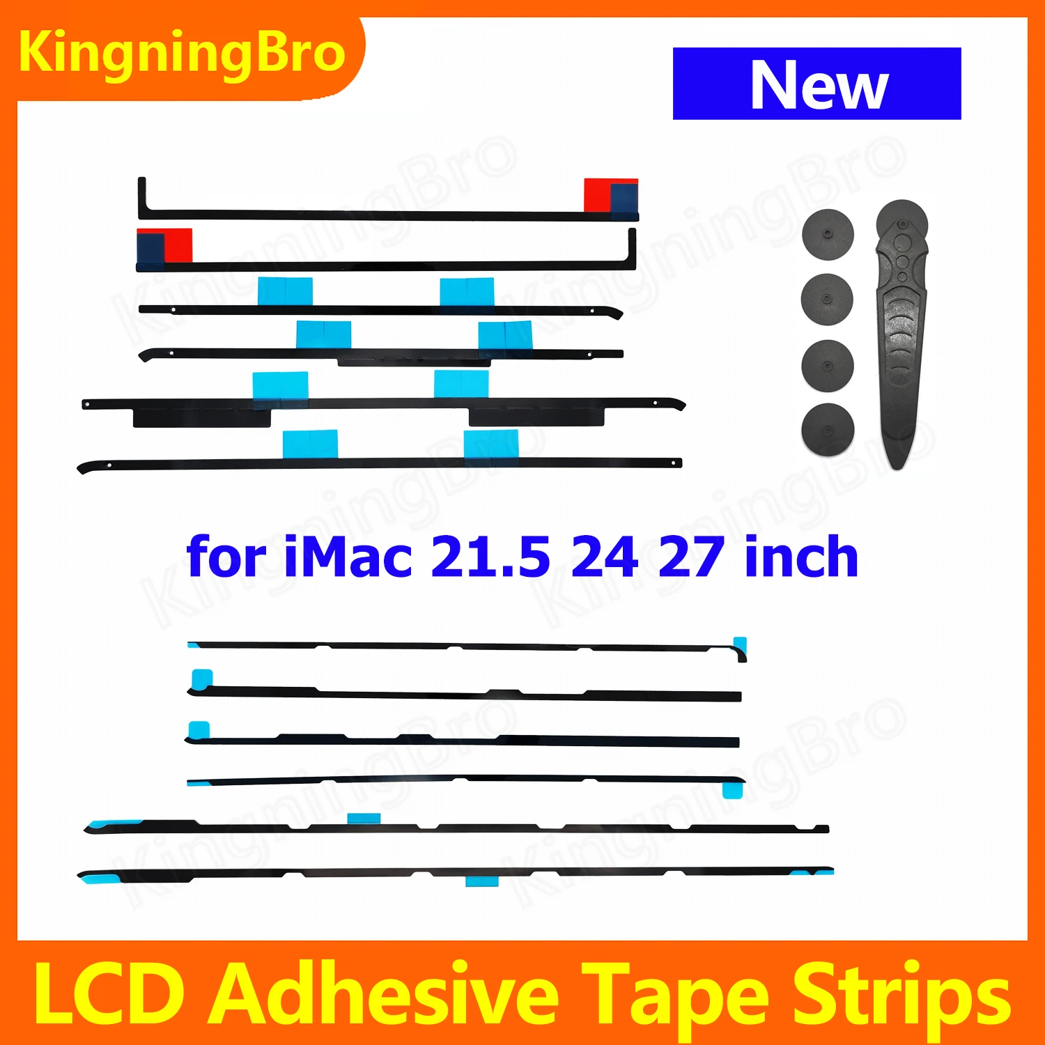 New-LCD-Display-Adhesive-Tape-Strips-Sticker-With-Opening-Tool-Kit-For ...