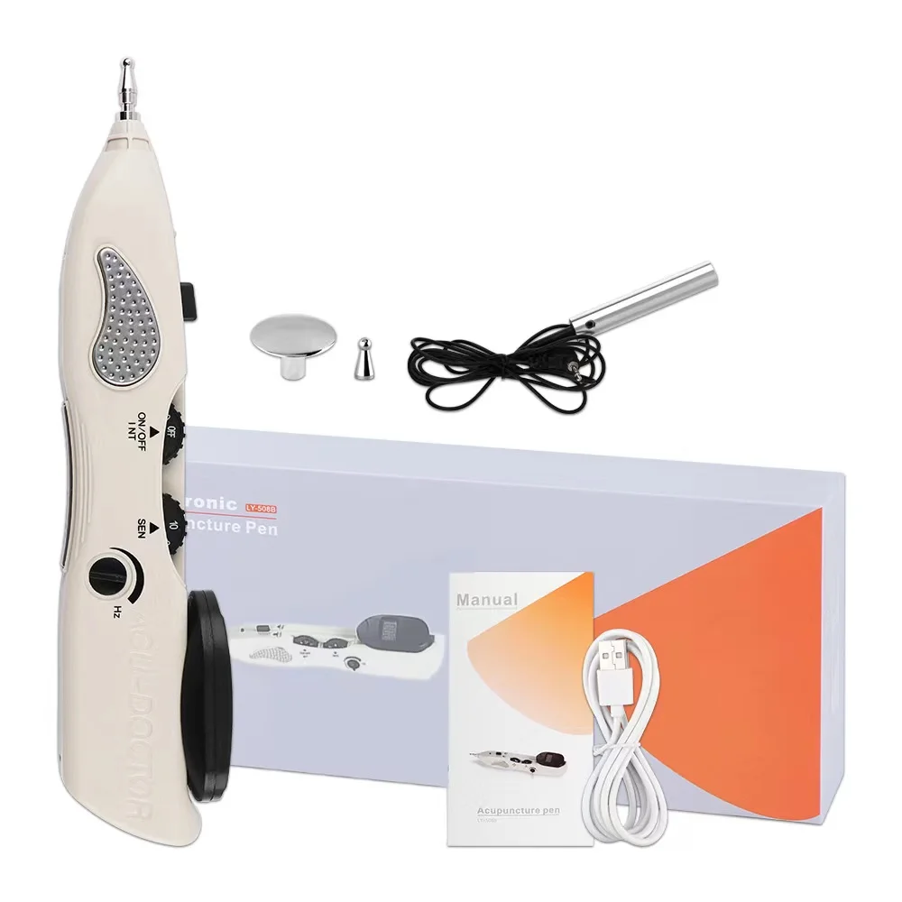 Acupuncture Pen with Trigger Point Chart Cordless Rechargeable ...