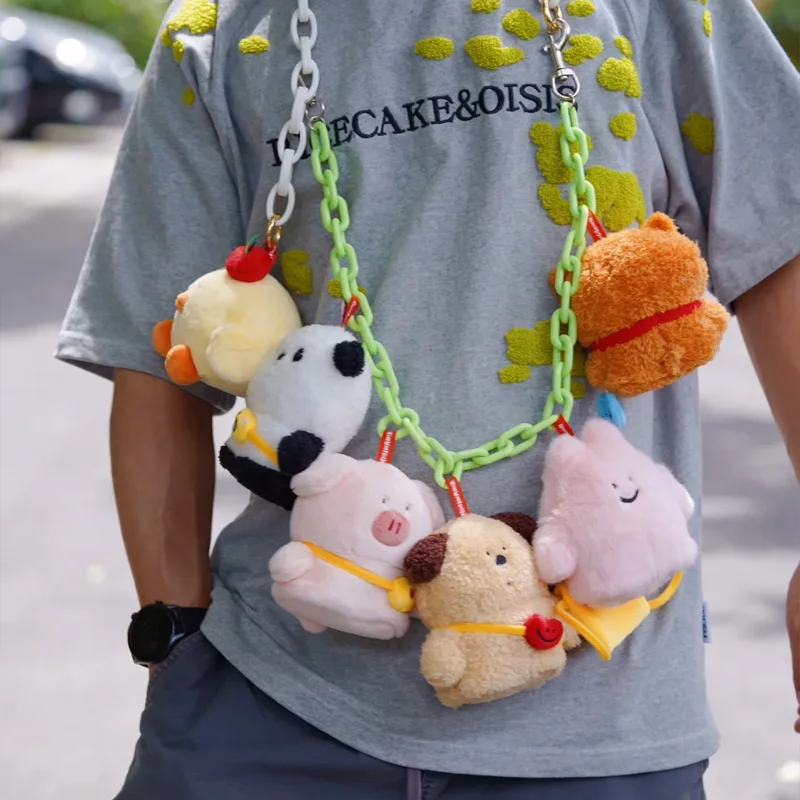 Hello-The-World-Blind-Box-Animal-Plush-Doll-Fluffy-Pendant-Key-chain ...