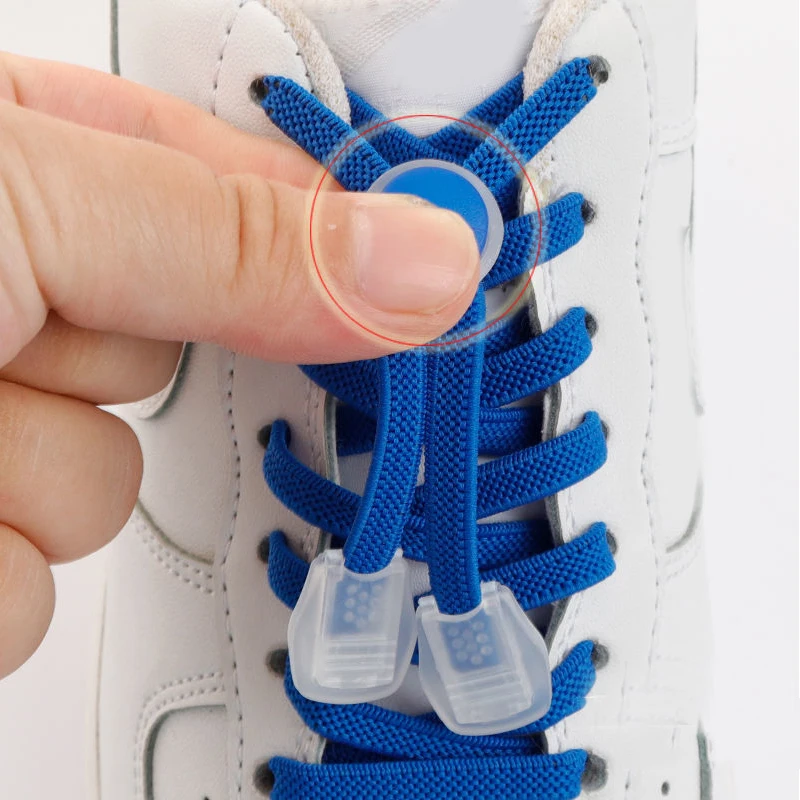 1 paire de lacets élastiques, 18 couleurs, attache de chaussure rapide ...