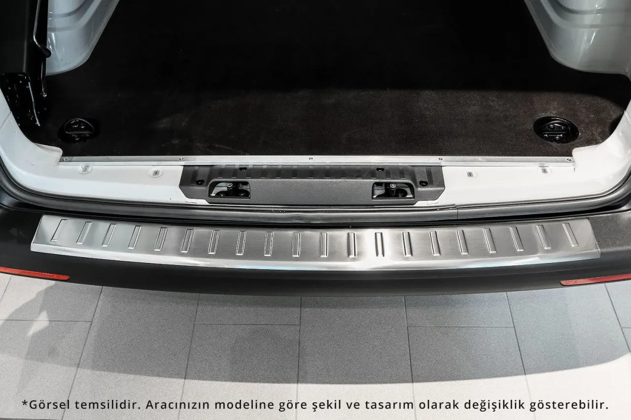 For-Skoda-Yeti-2-2009-2016-Rear-Bumper-Top-Stainless-Steel-Chromium ...