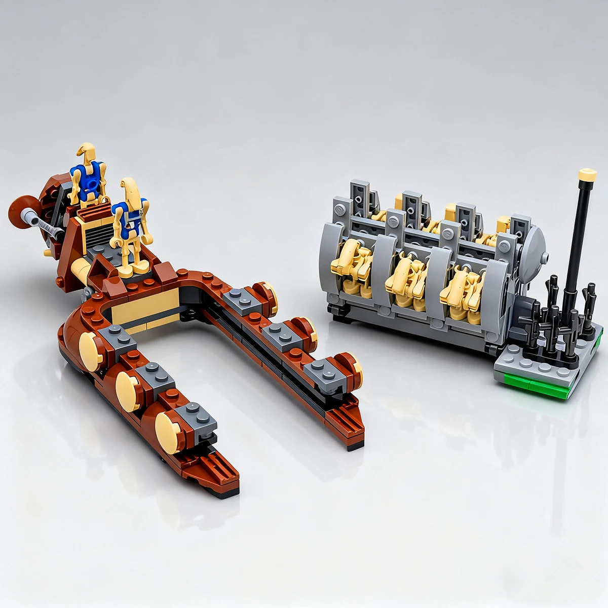 Federation Star-Troop Galaxy-Space-Trade Battle Droids Carrier ...