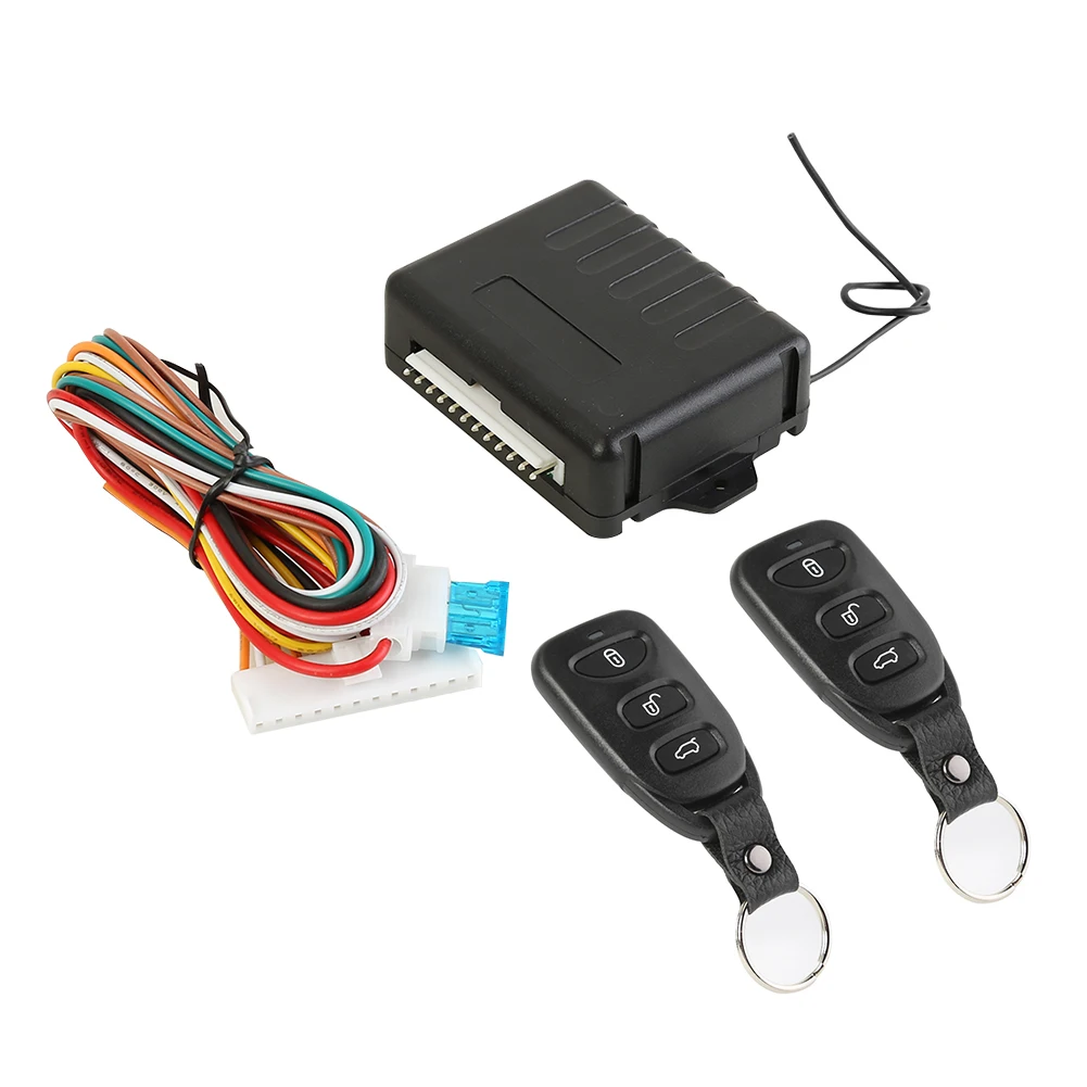 Universal-Car-Remote-Central-Door-Lock-Kit-Keyless-Entry-Alarm-System ...