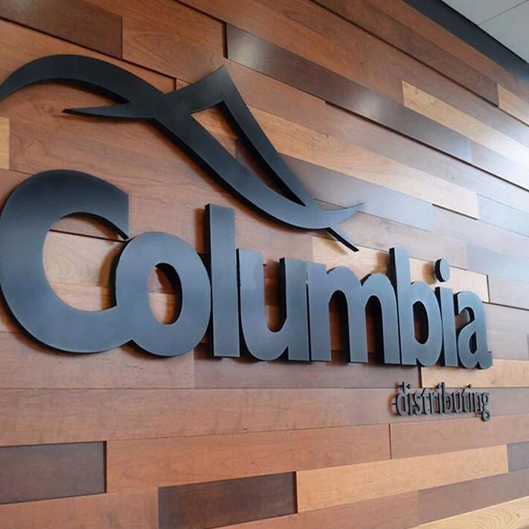 3d Company Metal Letters Logo for Wall Outdoor Building Office Signage ...