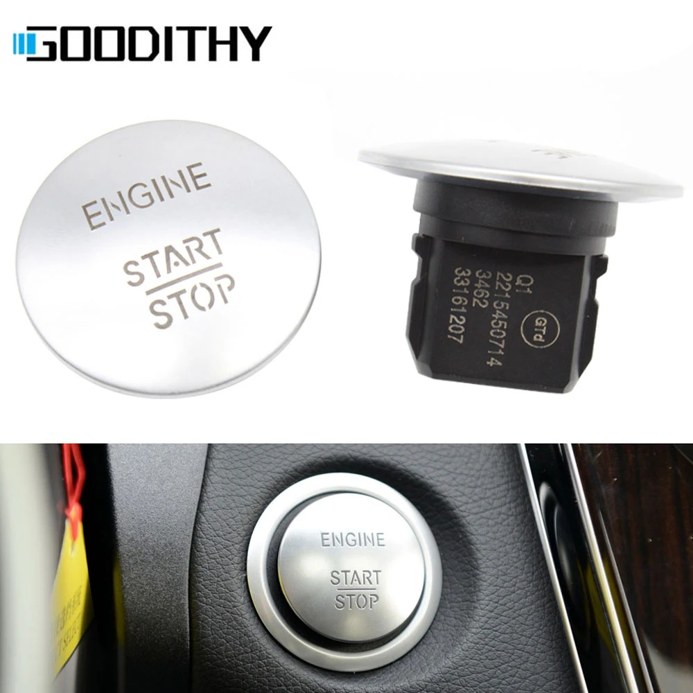 Car One-click Start Stop Push Button Ignition Switch Keyless For ...