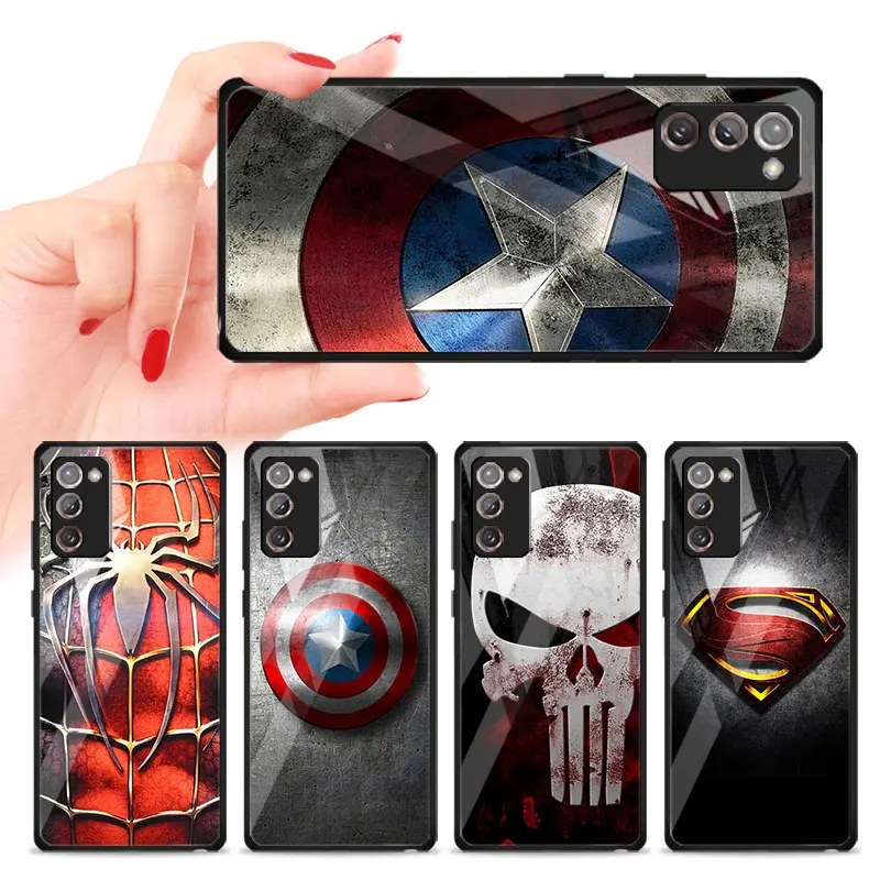 Tempered-Glass-Marvel-SuperHero-Logo-Phone-Case-for-Samsung-Galaxy-S22 ...