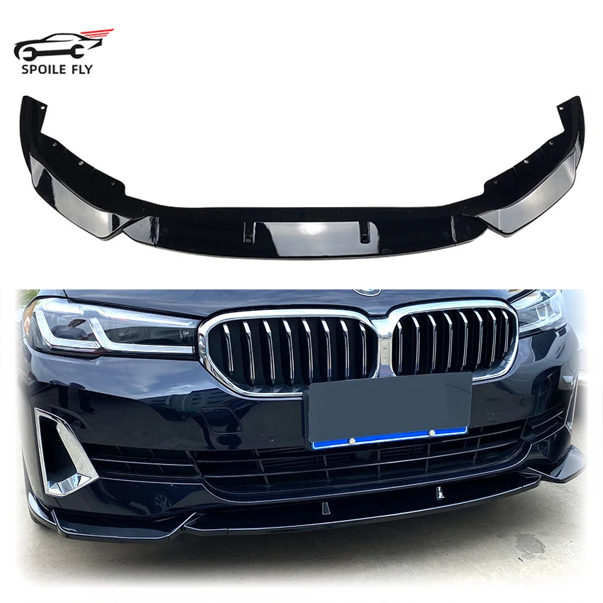 For-BMW-5-Series-G30-G31-520i-525i-530i-2021-2022-Car-Front-Bumper-Lip ...