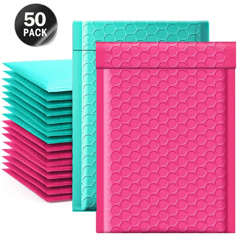 11x15/18x23CM Bubble Mailer 50PCS Self-Seal Packaging Small Business ...