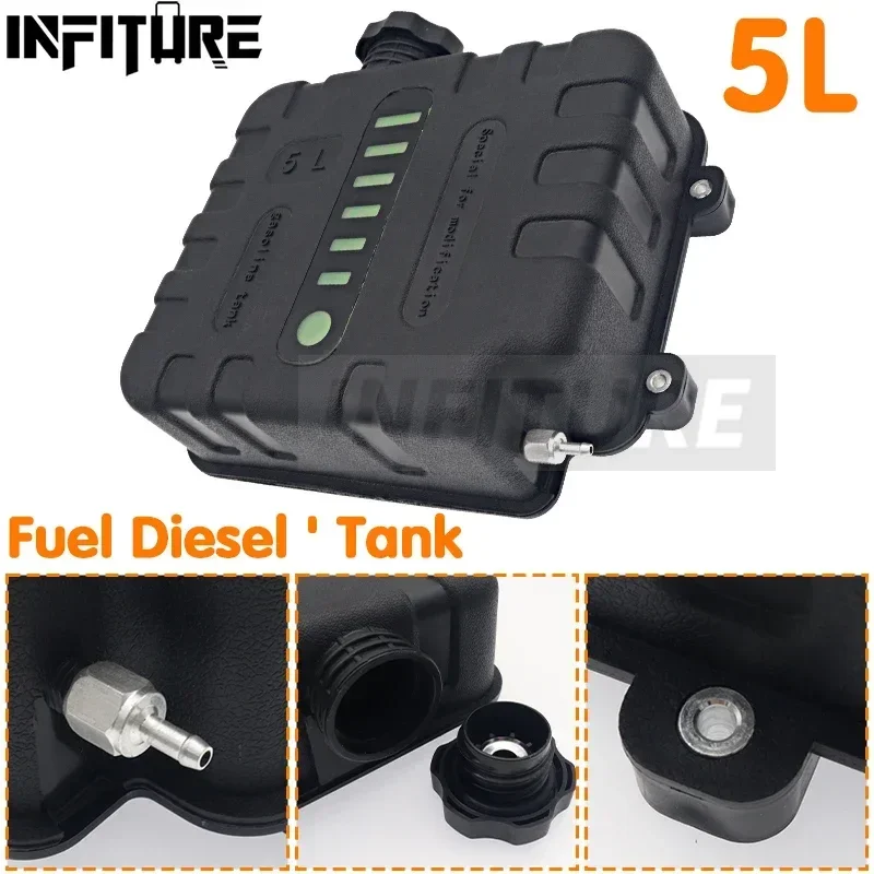 5L Air Diesel Heater Fuel Tank Sturdy and Durable Leakproof Storage ...