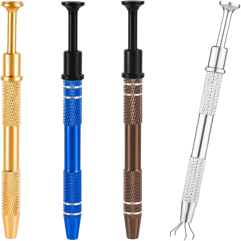 1/2/4pcs 4 Prongs Jewelry Pick Up Holder Tool Prong Tweezer Bead ...
