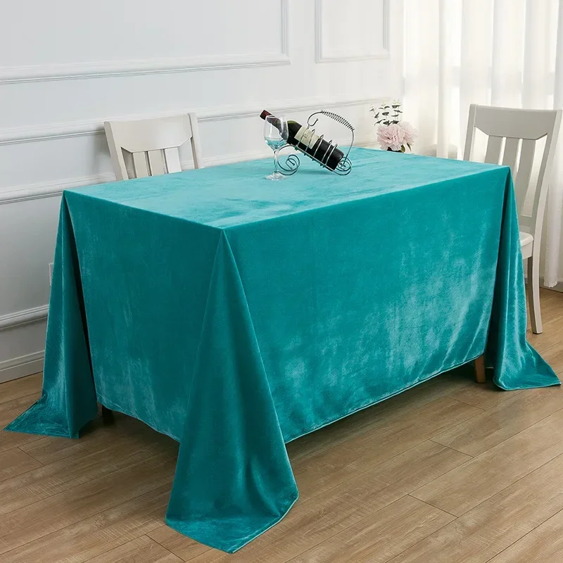 Velvet-Table-Cloth-Wedding-Centerpiece-Tablecloth-Decoration-Elegant ...