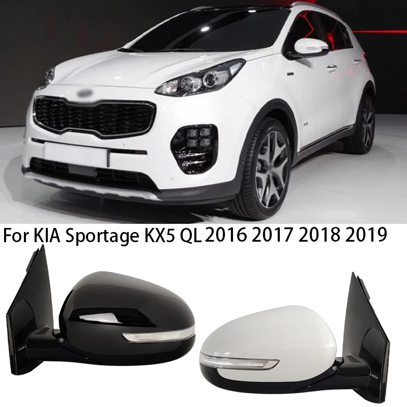 Auto Accessories For Kia Sportage Kx5 Ql 2016 2017 2018 2019 Car Outside Rearview Mirror Side ...