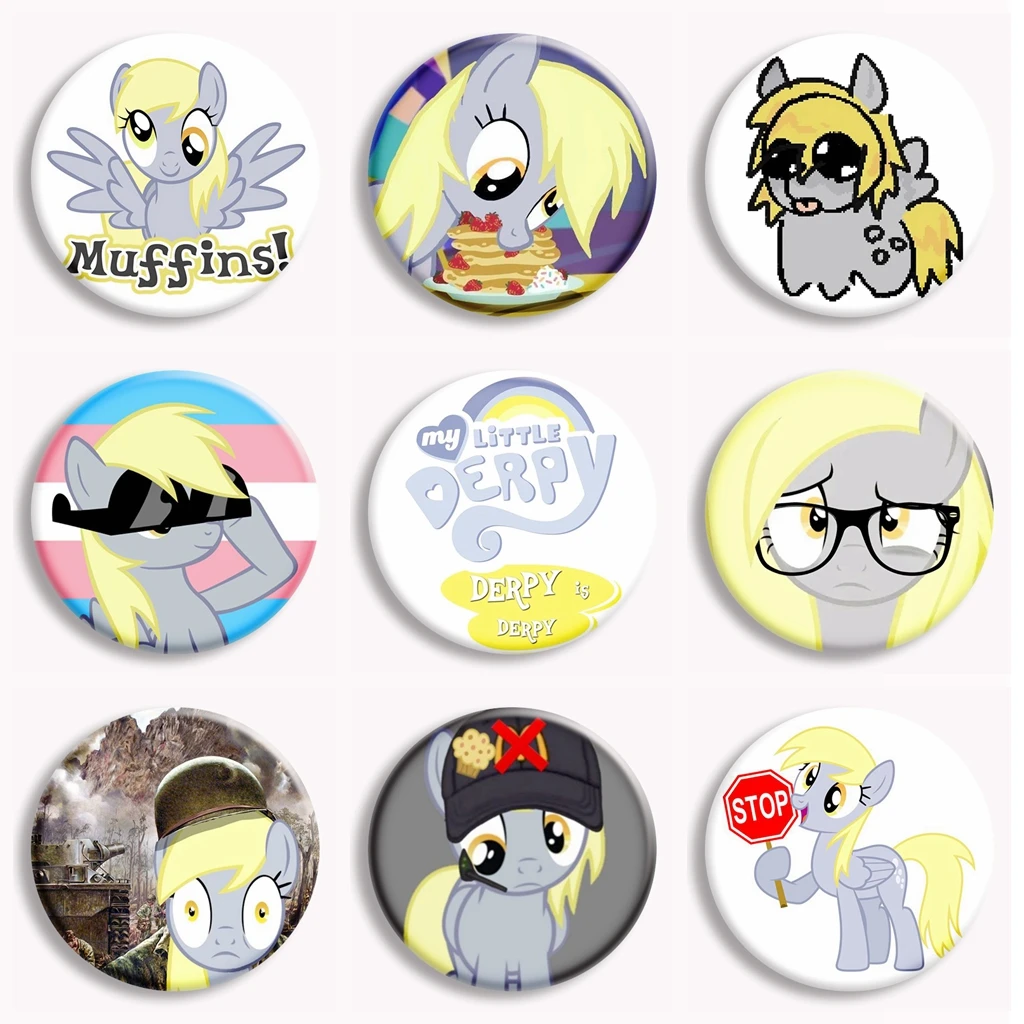 Pin-de-bot-n-suave-Derpy-is-Derpy-Muffins-Kawaii-broche-Meme-divertido ...