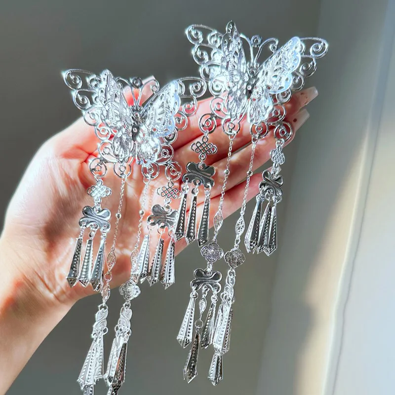 Heaven-Officials-Blessing-Hua-Cheng-Cosplay-Silver-Butterfly-Headwear ...