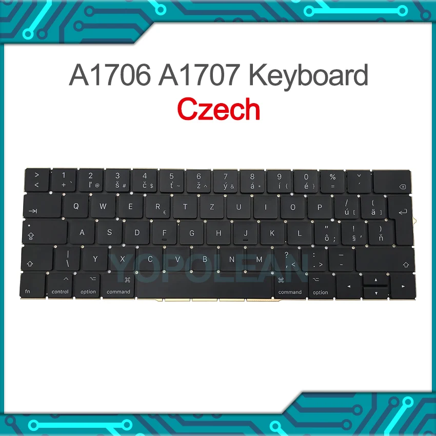 New Cz Czech Layout For Macbook Pro Retina 13" 15" A1706 A1707 Keyboard ...
