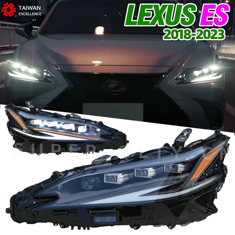Head-Lights-For-Lexus-ES-Headlights-LED-Head-lamps-2018-2023-LED-Dual ...