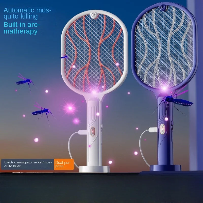 Matamoscas-el-ctrico-recargable-por-USB-matamoscas-2-en-1-para ...