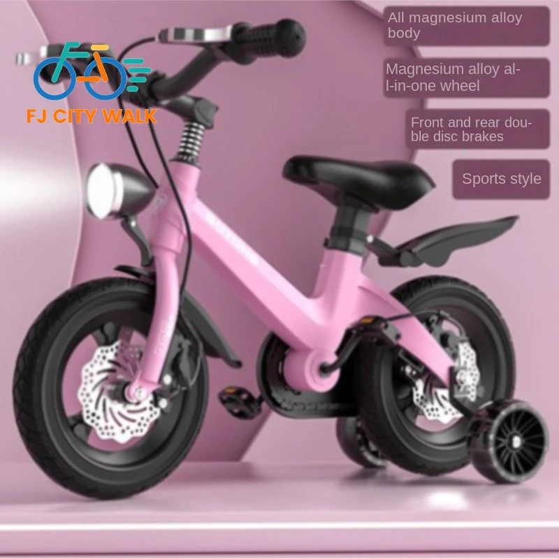 Bicicleta-de-disco-duplo-de-liga-de-magn-sio-FJ-para-crian-as-bicicleta ...