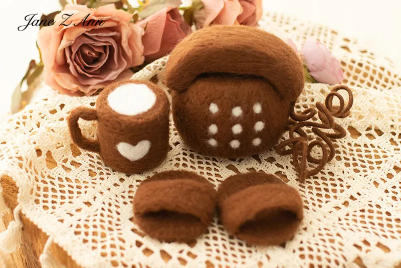 Handmade felt dolls decorative ornaments atmosphere scenery baby photo ...