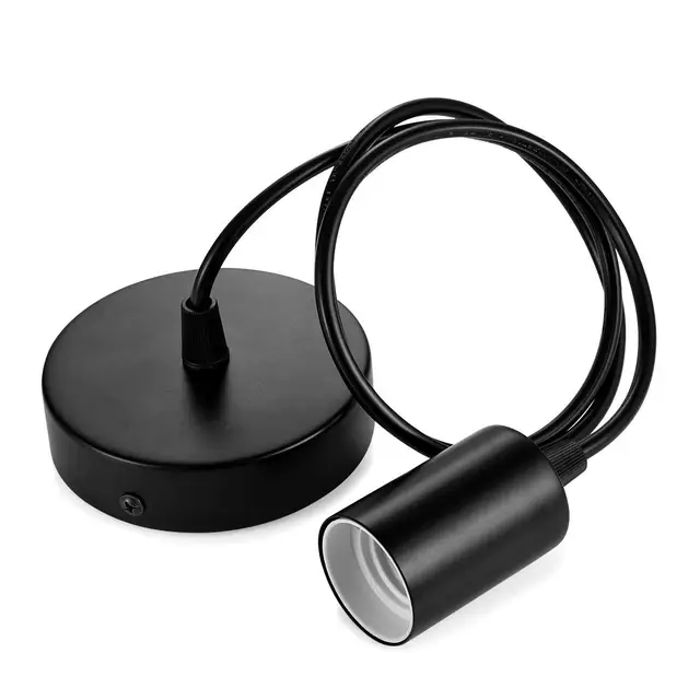 3M Led Base Pendant Lights E26 E27 Lamp Holder Socket 110V 220V Lamp E27 Base for DIY Retro ...