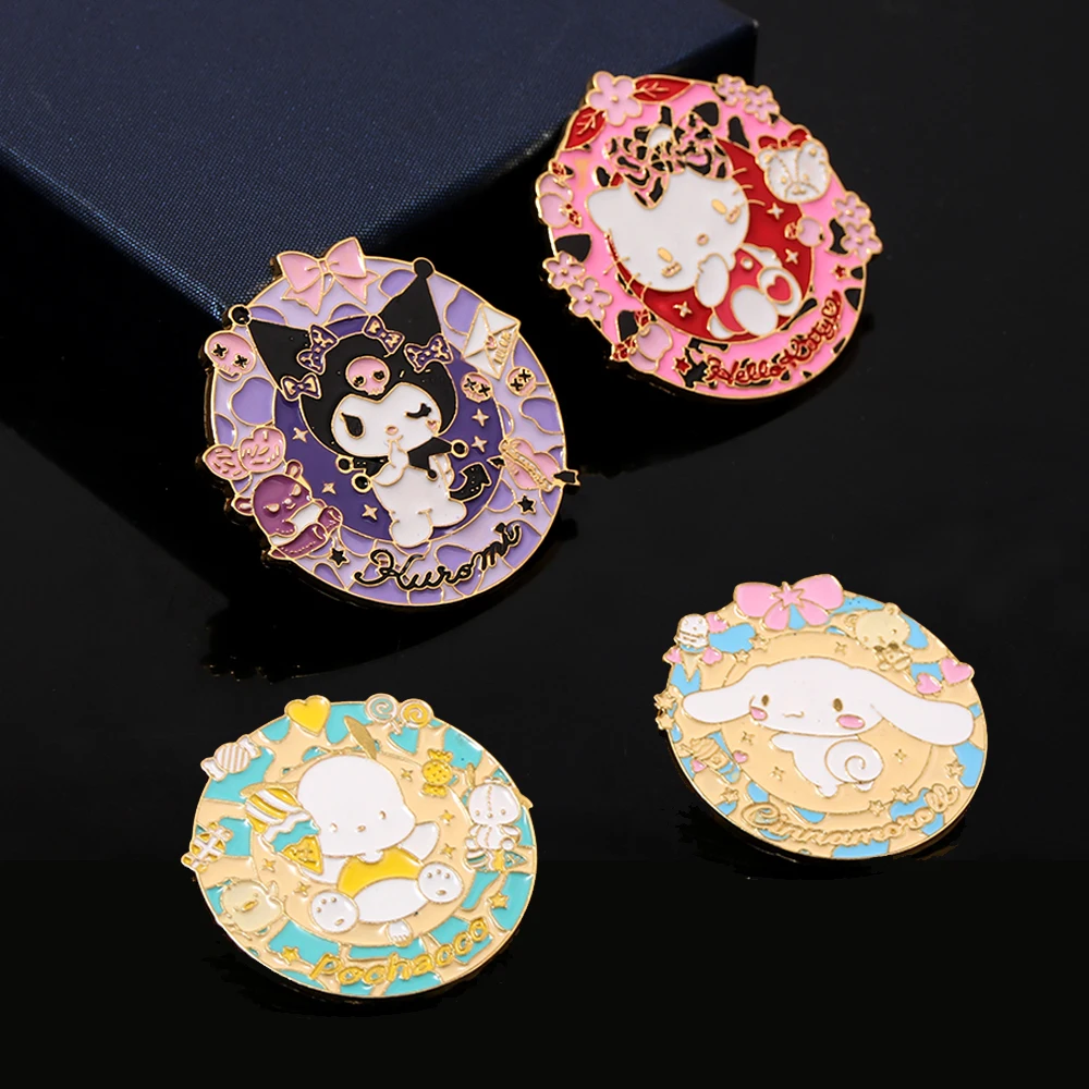 Sanrio-Enamel-Lapel-Pins-Cute-Cartoon-Hello-Kitty-Brooches-For-Women ...