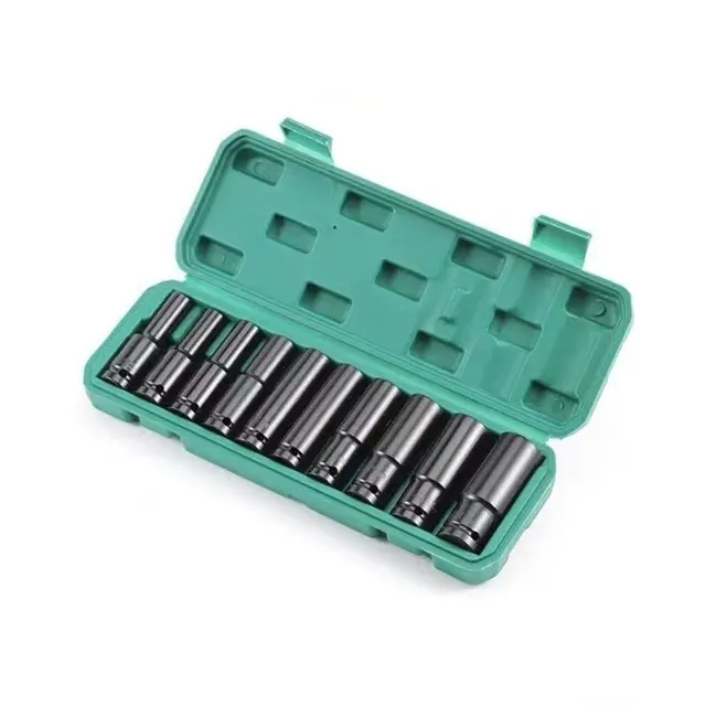 10Pcs of Extended Socket Head Electric Socket Set Telescopic Socket ...