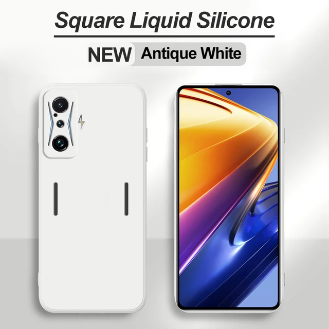 Poco F4 GT Poco F 4 GT PocoF4 GT Case Luxury Square Liquid Silicone ...
