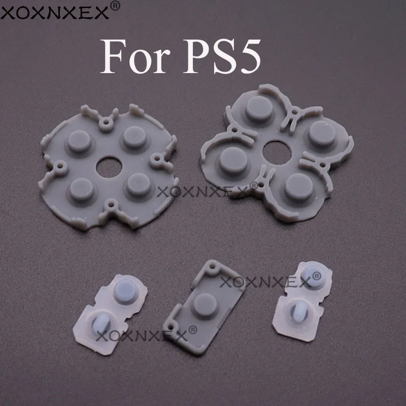 XOXNXEX 1 Set for Dualsense Rubber Conductive Adhesive Button Pad ...