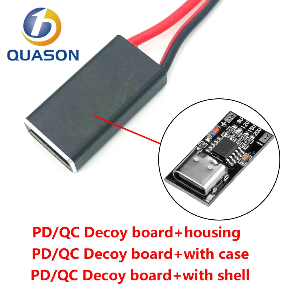 PD/QC Decoy Board Fast Charge USB Boost Module Type-c Power Supply Change Module PD3.0/2.0 PPS ...
