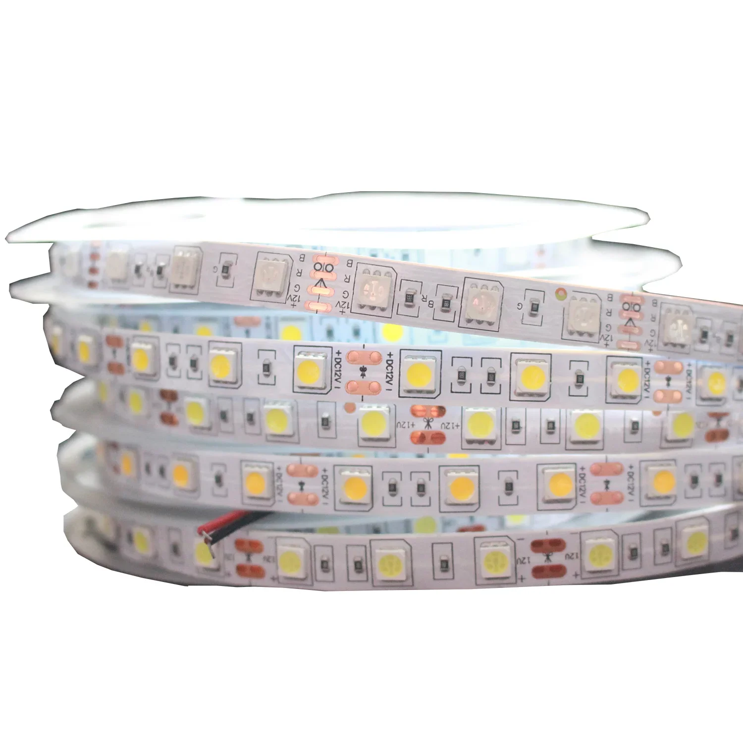 LED-strip-5050-SMD-12V-flexible-light-60LED-m-5m-300LED-White-warm ...