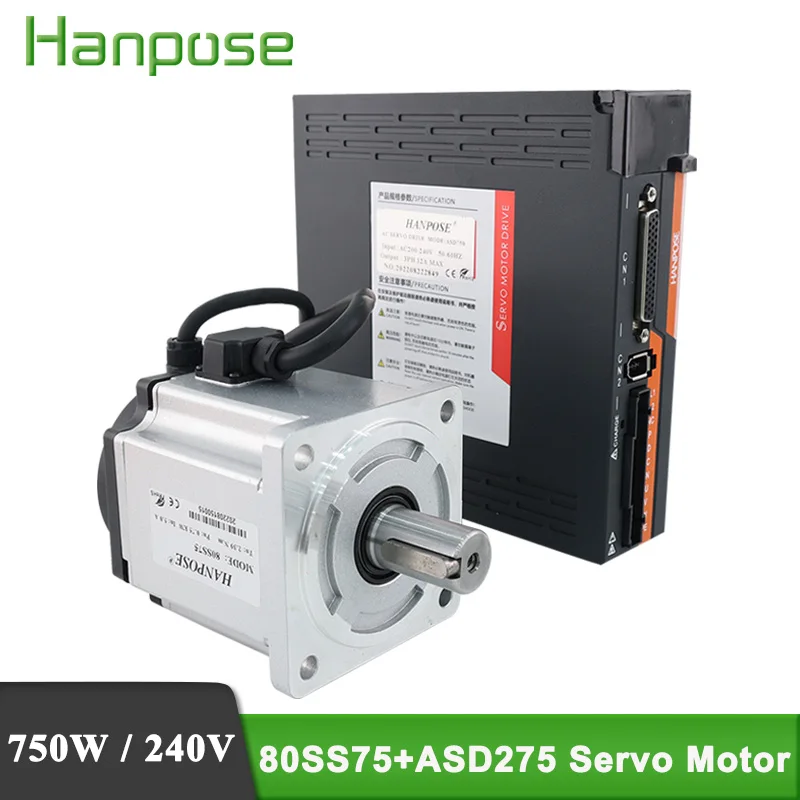 750W-AC-Servo-Motor-Kit-80SS75-5-0A-2-39N-m-And-ASD275-Servo-Drive ...