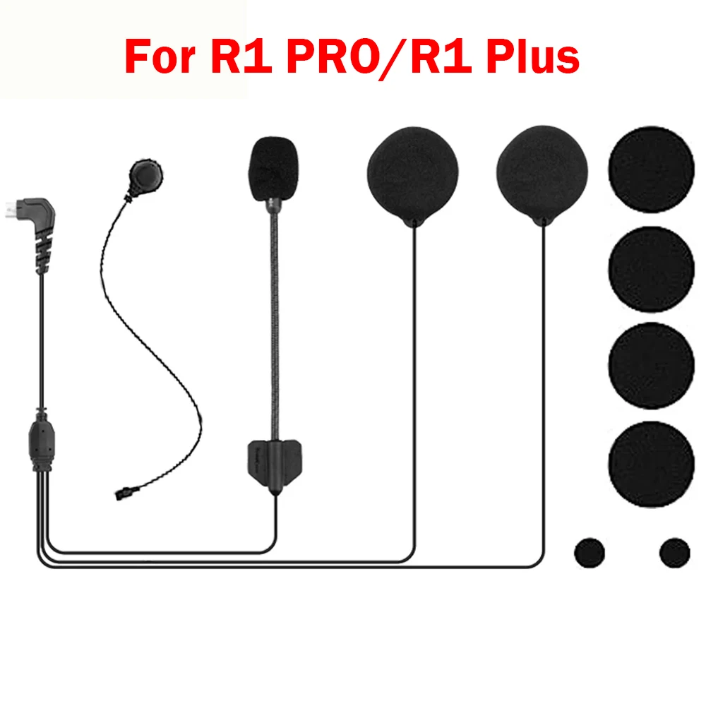FreedConn R1 PRO R1 Plus 헤드셋 이어폰 마이크(오픈 하프 클로즈 헬멧용) - AliExpress 201355758